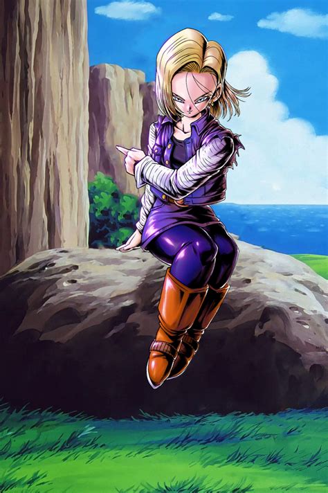 Fondo De Pantalla De Android 18 Dragon Ball Hintergrundbilder Anime