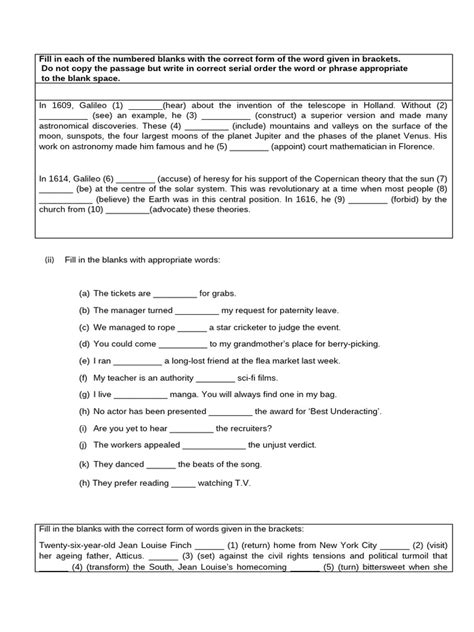 Grammar Practice Questions Pdf