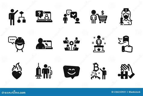 Vector Set Of Faq Online Education And Bitcoin Project Icons Simple