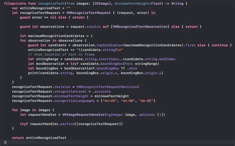 Using Visionkit To Detect Headlines Rswift
