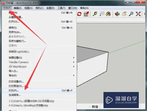 Sketchup草图大师怎么打印？
