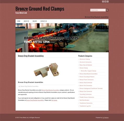 Bronze Drop Bracket Assemblies Ppt