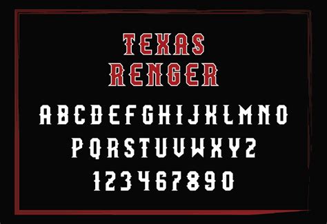 Texas Rangers Font Uniforms And Logos Texas Rangers