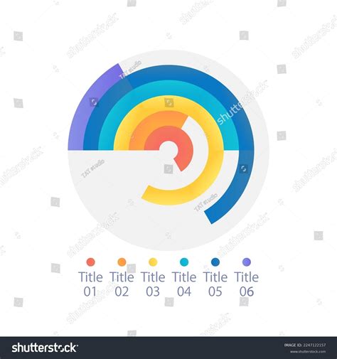 Radial Bar Infographic Chart Design Template Stock Vector Royalty Free 2247122157 Shutterstock