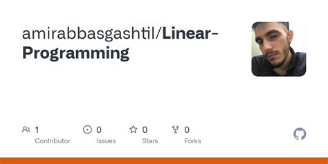 Github Amirabbasgashtillinear Programming