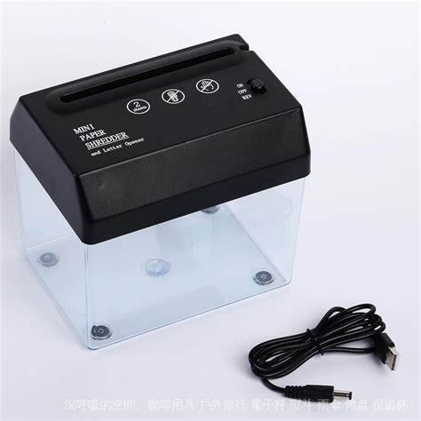 Usb電動兩用迷你碎紙機小型a6家用碎紙機迷你台式除信剪紙機 蝦皮購物