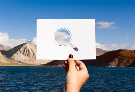 Free Photo Searching Discovery Perforated Paper Magnifying Glass