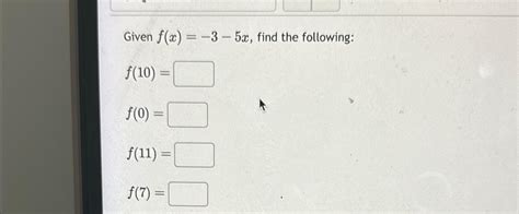 Solved Given F X 3 5x ﻿find The