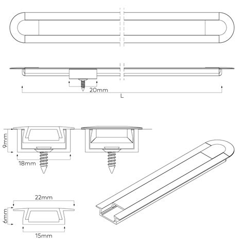 Joinery Recessed Single White Cct Lightkit