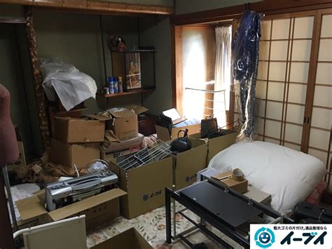 大阪府大阪市阿倍野区で遺品整理に伴う家具や布団など粗大ゴミの片付けをしました。