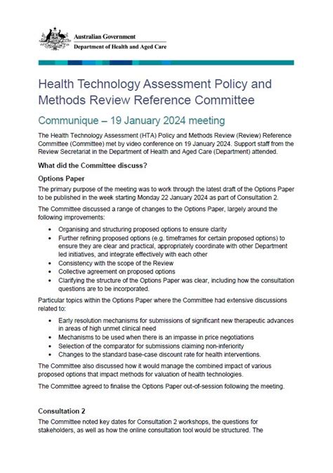health technology assessment policy and methods review reference