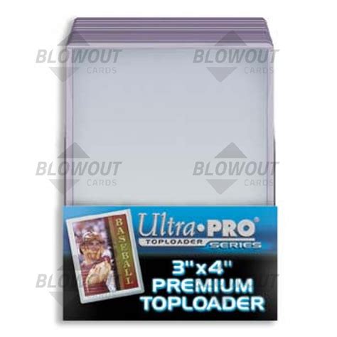 Ultra Pro 3x4 Premium Topload Card Holder 25ct Pack