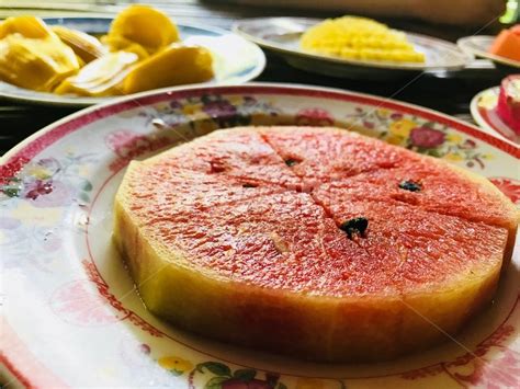 베트남 호치민 과일 파파야 열대과일 사진이미지일러스트캘리그라피 연꽃필적에작가