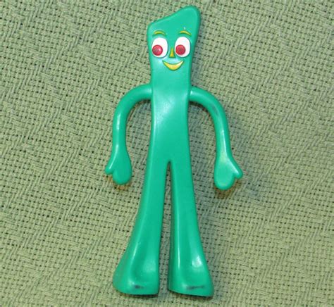 Gumby Poseable Action Figure 6 Rubber Prema Toys Green Bendable
