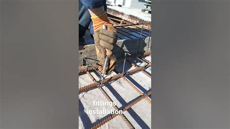 🐸Установка лягушки на арматуру #fittings #installation #concrete # ...