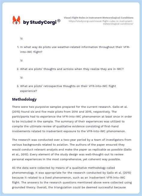 Visual Flight Rules In Instrument Meteorological Conditions Free Essay Example