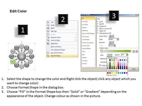 Diverging Arrows Business Process Diagram Ppt Circular Network PowerPoint Slides