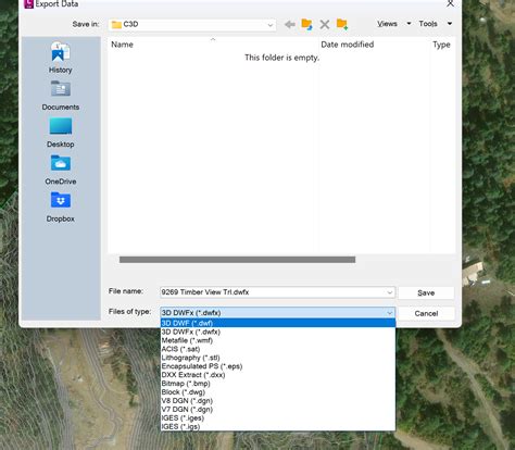 Solved Correctly Export Landxml Surface Without Additional