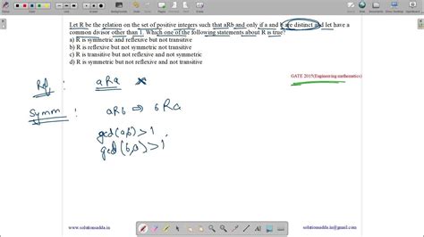 gate 2015 set 2 em set theory relation solutions adda gate