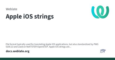 Apple IOS Strings Weblate 5 10 Documentation