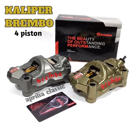 Jual CALIPER KALIPER DEPAN BREMBO 4 PISTON GP 104 CALIPER BREMBO GP 4