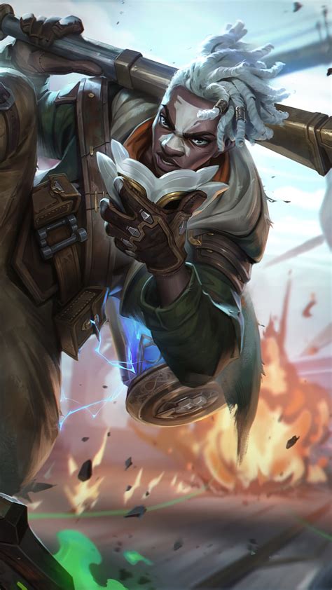 Ekko Firelight Arcane Series Tv Series Arcane Lol League Of