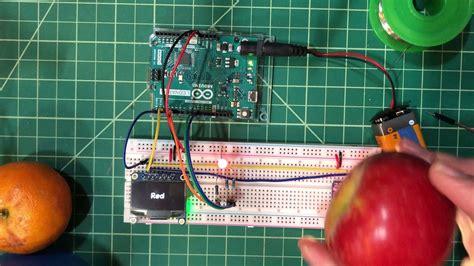 Adafruit Tcs34725 Color Sensor With Oled Display Demo Youtube