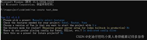 创建vue项目时存在的问题及解决方法 Csdn博客