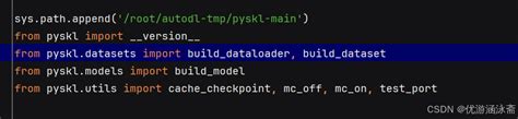 pyskl训练自己的数据集 csdn博客