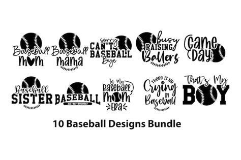 Premium Vector 10 Baseball Designs Bundle