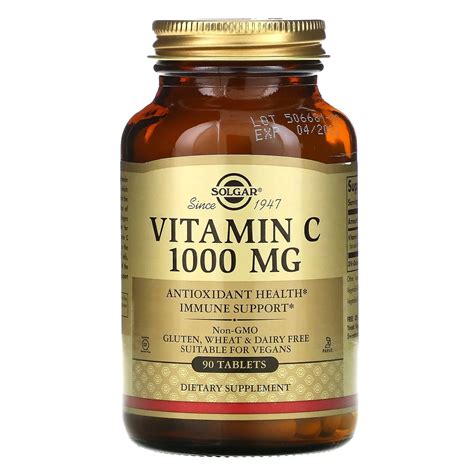 Купить Витамин С Solgar (Vitamin C) 1000 мг 90 таблеток цена 550 грн в ...