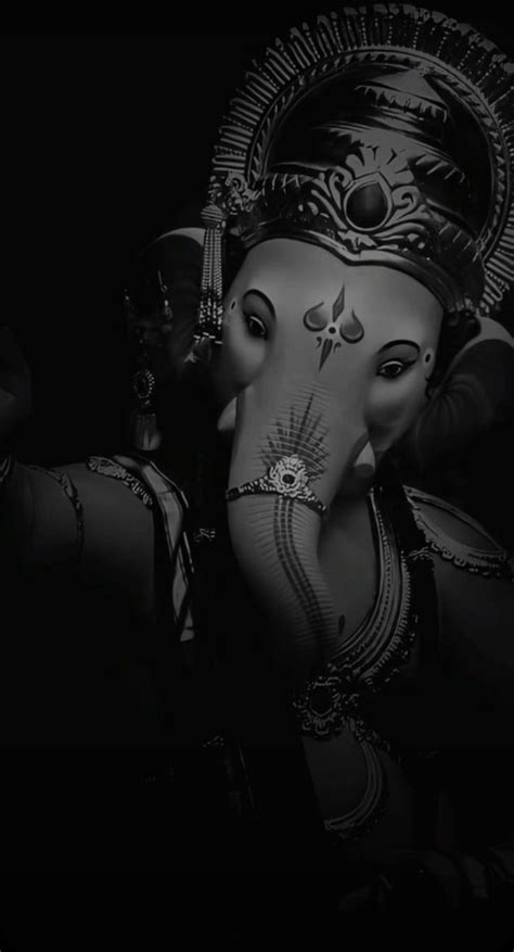 Ganesh Black Phone Wallpapers Wallpaper Cave