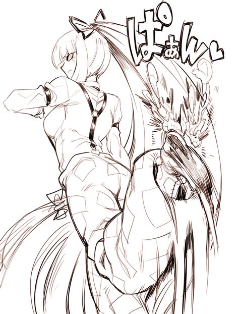 Spacezin Fujiwara No Mokou Touhou 1girl Ball Busting Bdsm Castration Cbt Crotch Kick