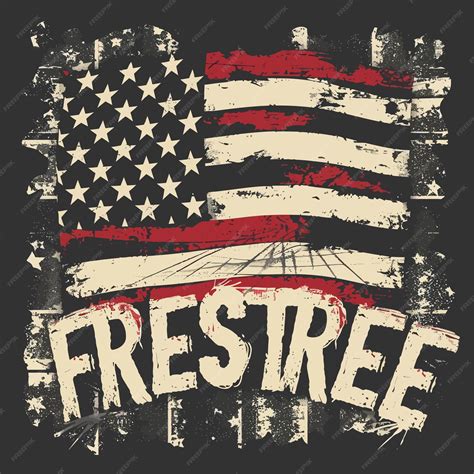 Premium Vector Freedomisntfreeamericanflagtshirt