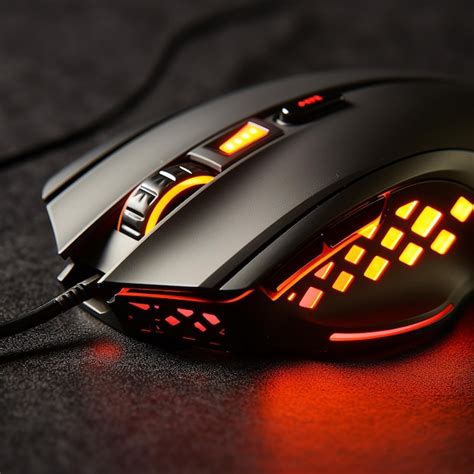 Premium Ai Image A Pair Of Computer Mouses With The Red Light On