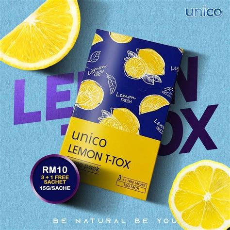 Unico Lemon T Tox Original Hq Viral Detox Shopee Malaysia