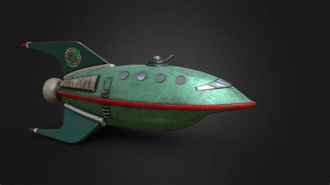 Futurama Spaceship 3d Model By Emiliano Vallaro Emilianovallaro