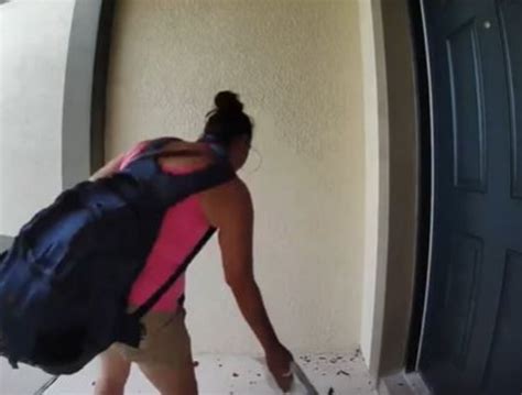 Riverview Grinch Busted Stealing Packages From A Porch Monday Video