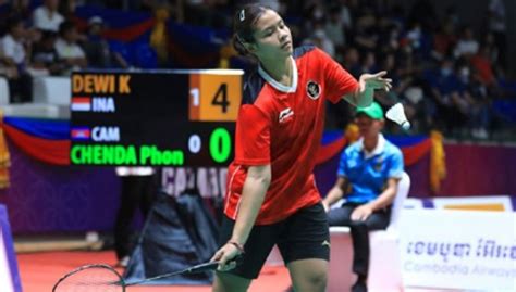 Hasil Badminton Sea Games 2023 Komang Ayu Terlalu Tangguh Hajar Wakil