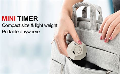 Comforthaus Rechargeable Pomodoro Timer Cube Dodecagon Flip Timer With 11 Preset