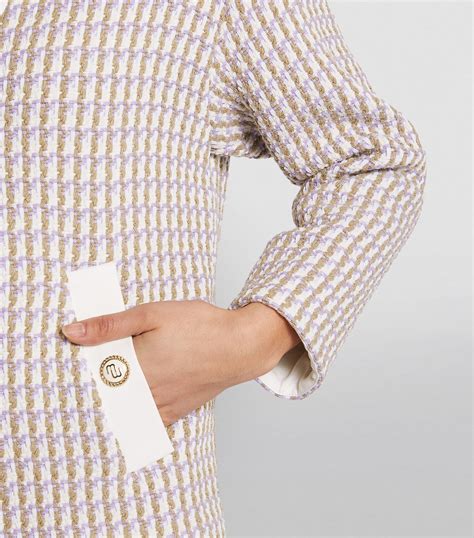 Womens Maje White Tweed Cardigan Harrods Uk