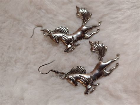 Бижута ръчна изработка Дамско бижу Друг метал Бижута Костинброд Обеци с коне