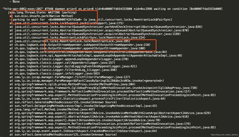 Logback控制台输出导致进程假死logback都在block死锁 Csdn博客