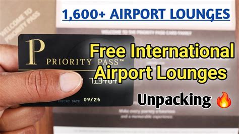 How To Get Free Priority Pass Free International Airport Lounge