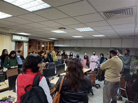 Visit Of HoD Behavioral Sciences S3H At MachVIS Lab Machine Vision