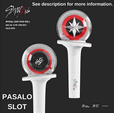 OFFICIAL SKZ LIGHTSTICK V2 | STRAY KIDS NACHIMBONG VERSION 2, Hobbies ...