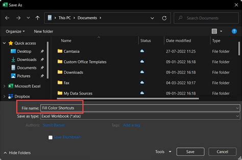 best shortcuts to fill color in excel basic and advanced