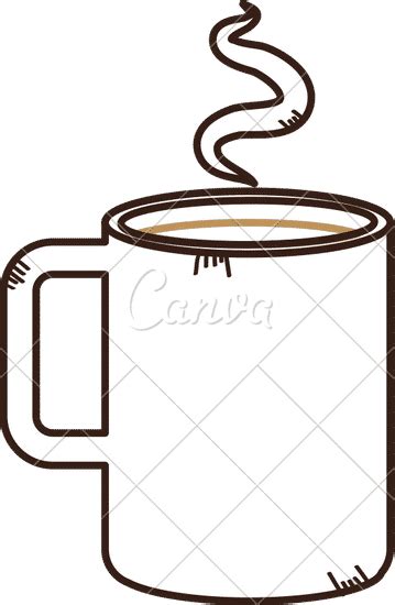 Coffee Cup Hot Icon 素材 Canva可画