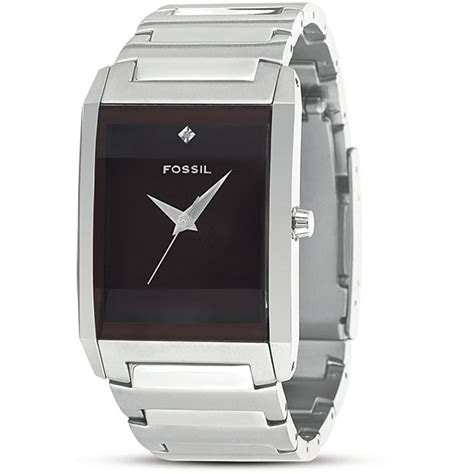 Fossil Mens Arkitekt Diamond Stainless Steel Watch 12589763
