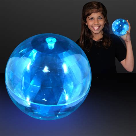 Flashingblinkylights 4 Big Bounce Ball With Flashing Leds Set Of 6